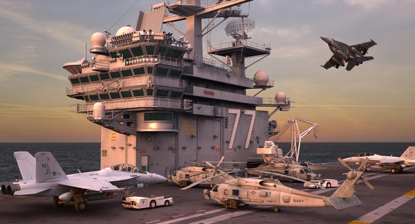 USS George H. W. Bush 3D Models for Download | TurboSquid