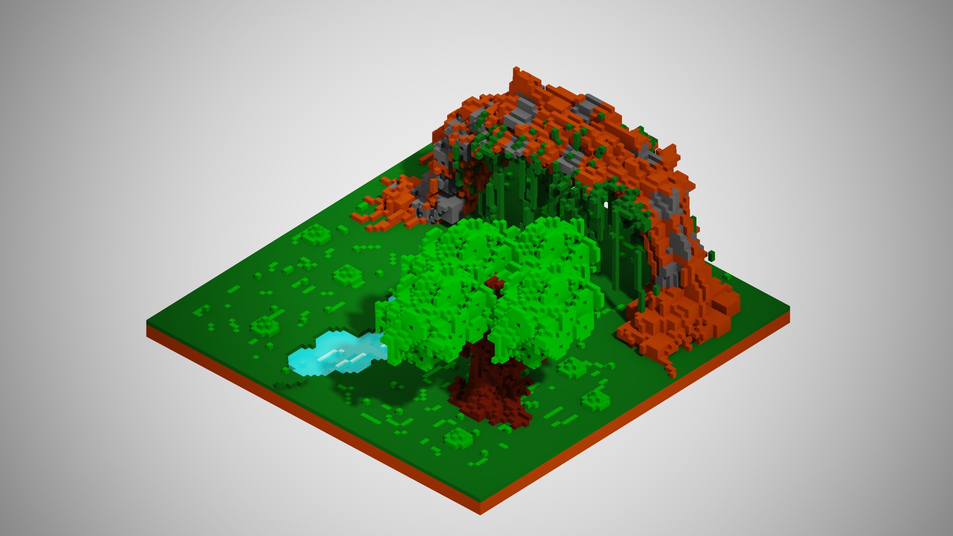 3D Beautiful Area Voxel - TurboSquid 1870899