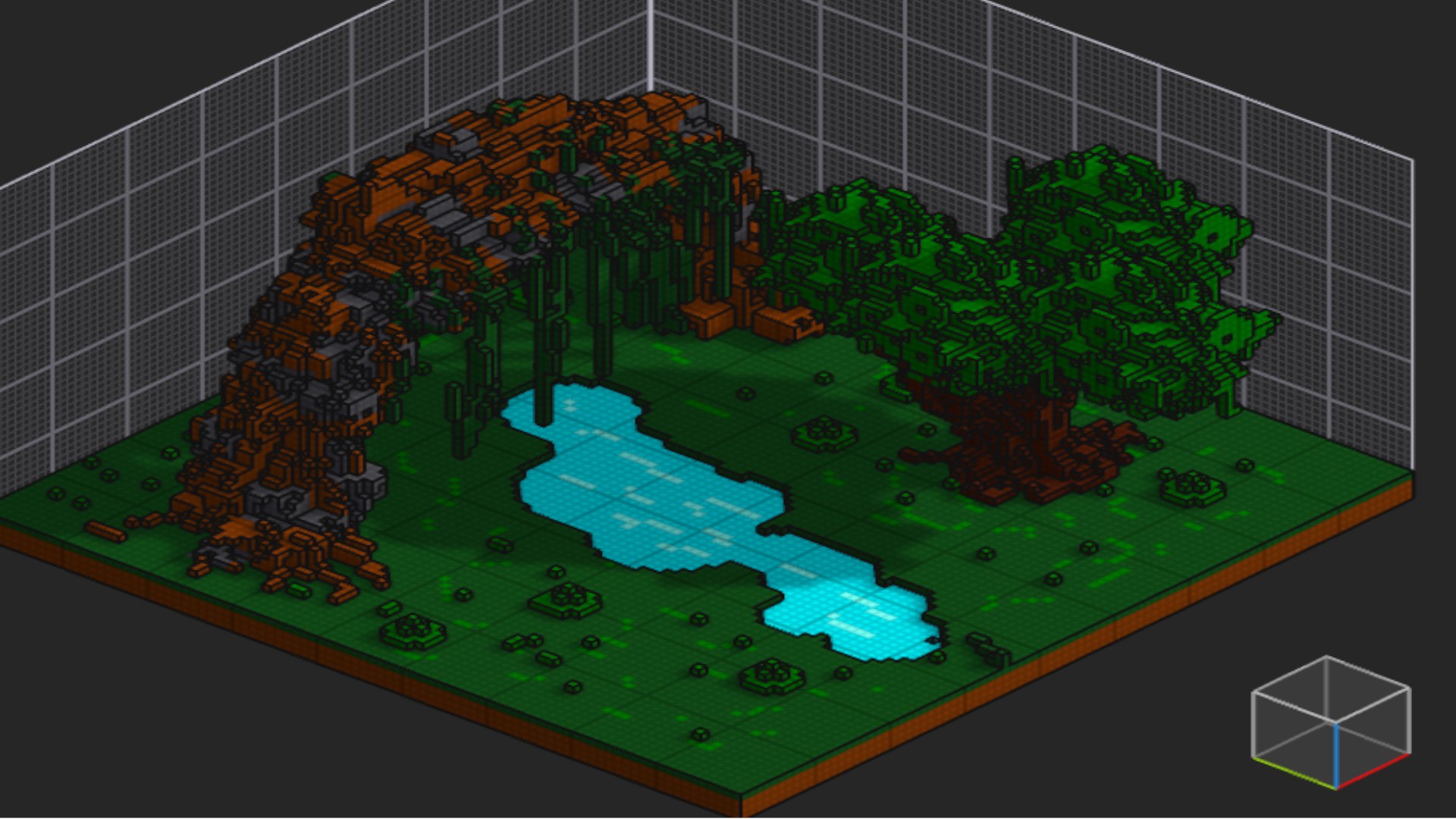 3D Beautiful Area Voxel - TurboSquid 1870899