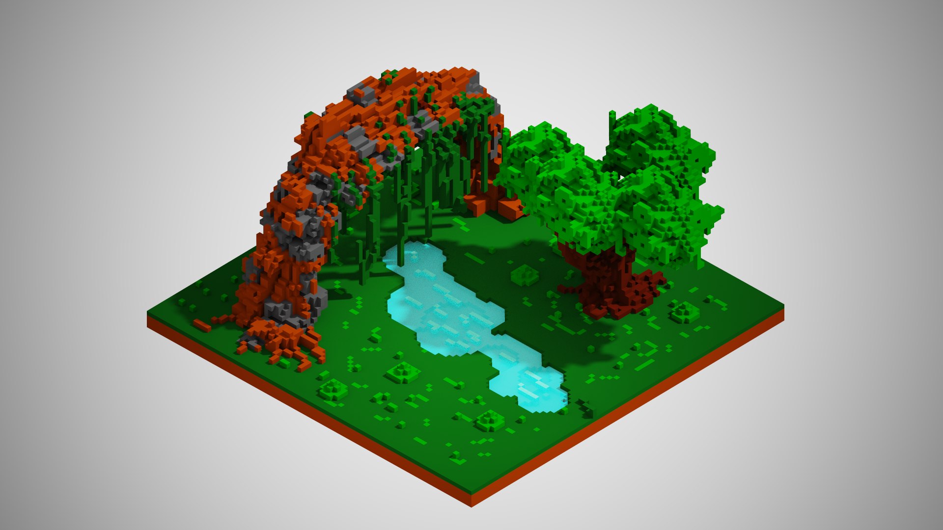 3D Beautiful Area Voxel - TurboSquid 1870899