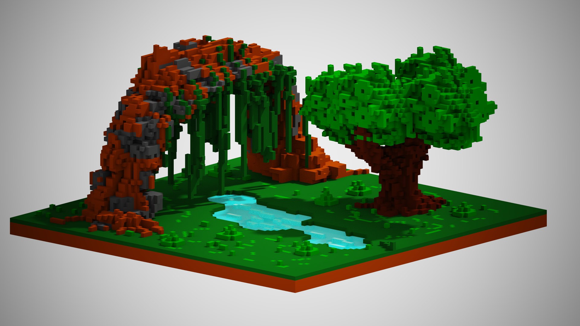 3D Beautiful Area Voxel - TurboSquid 1870899