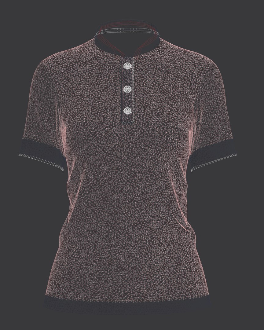 Ladies Polo Model - TurboSquid 1938948