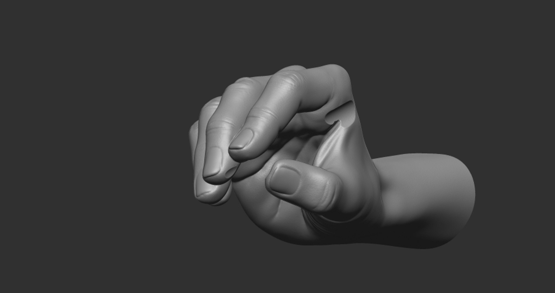 3D Writing Hand - TurboSquid 1768276