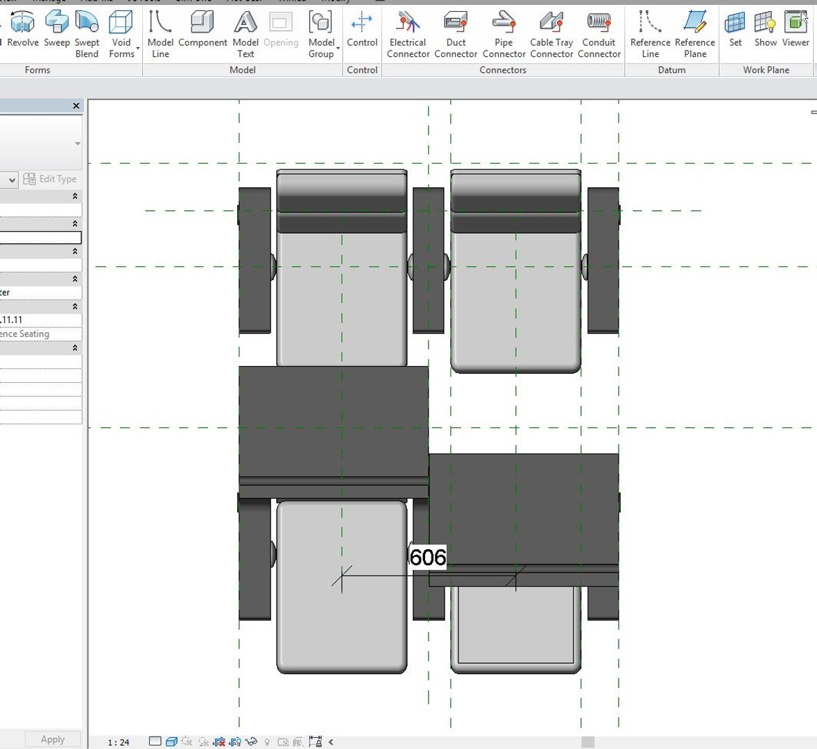 Revit Auditorium Chair 3D Model - TurboSquid 1283816