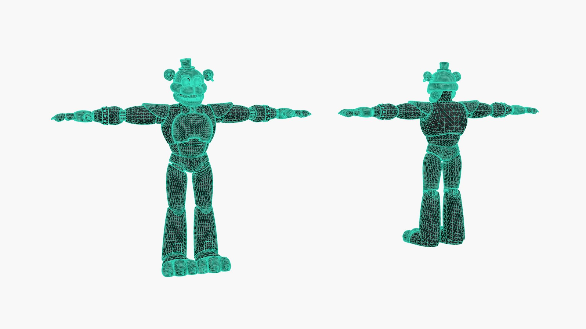 FNAF Freddy Fazbear 3D - TurboSquid 2349316