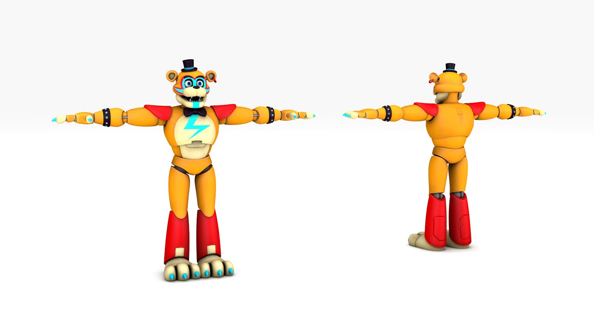 FNAF Freddy Fazbear 3D - TurboSquid 2349316