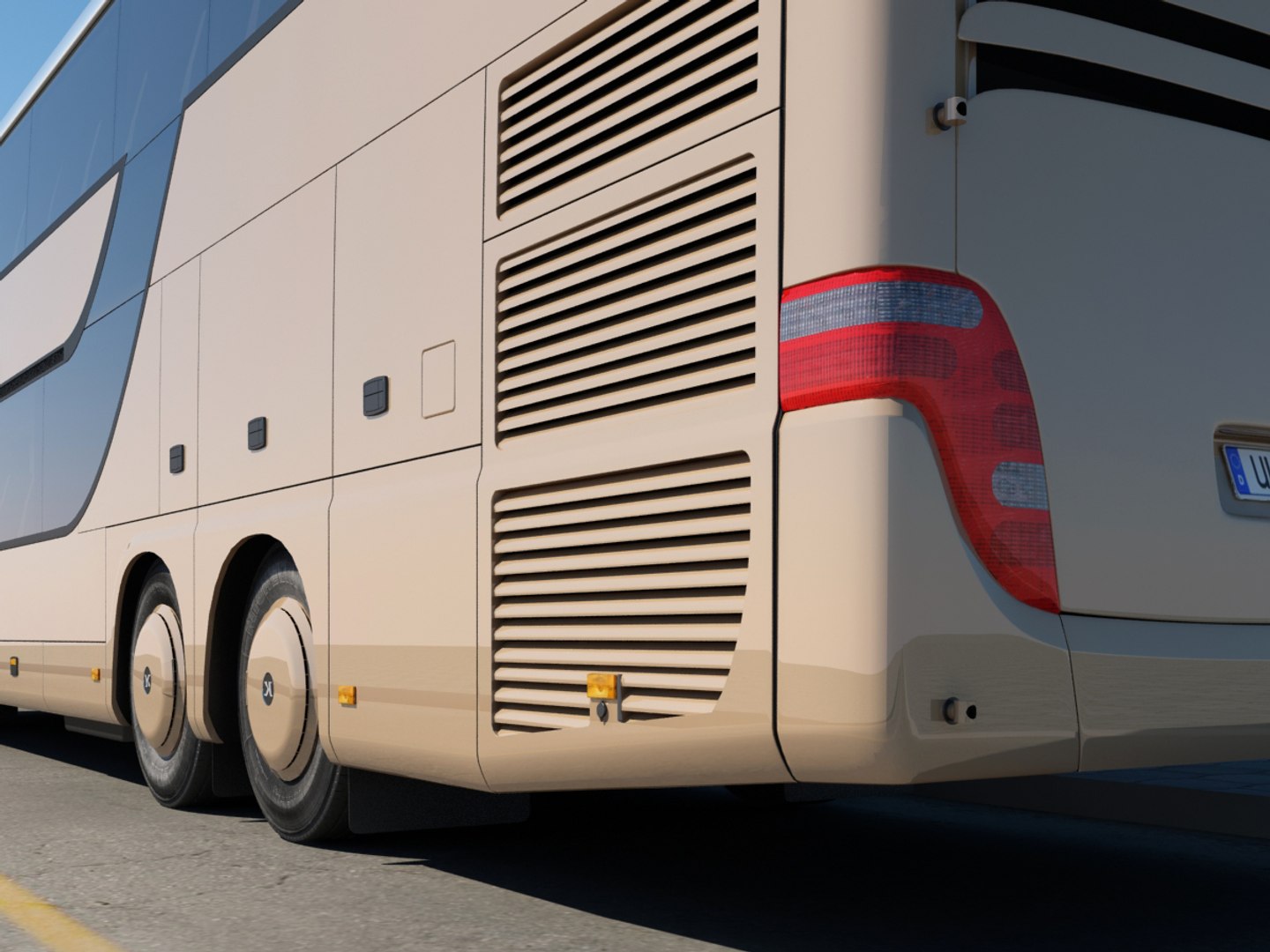 Setra S 431 3d C4d