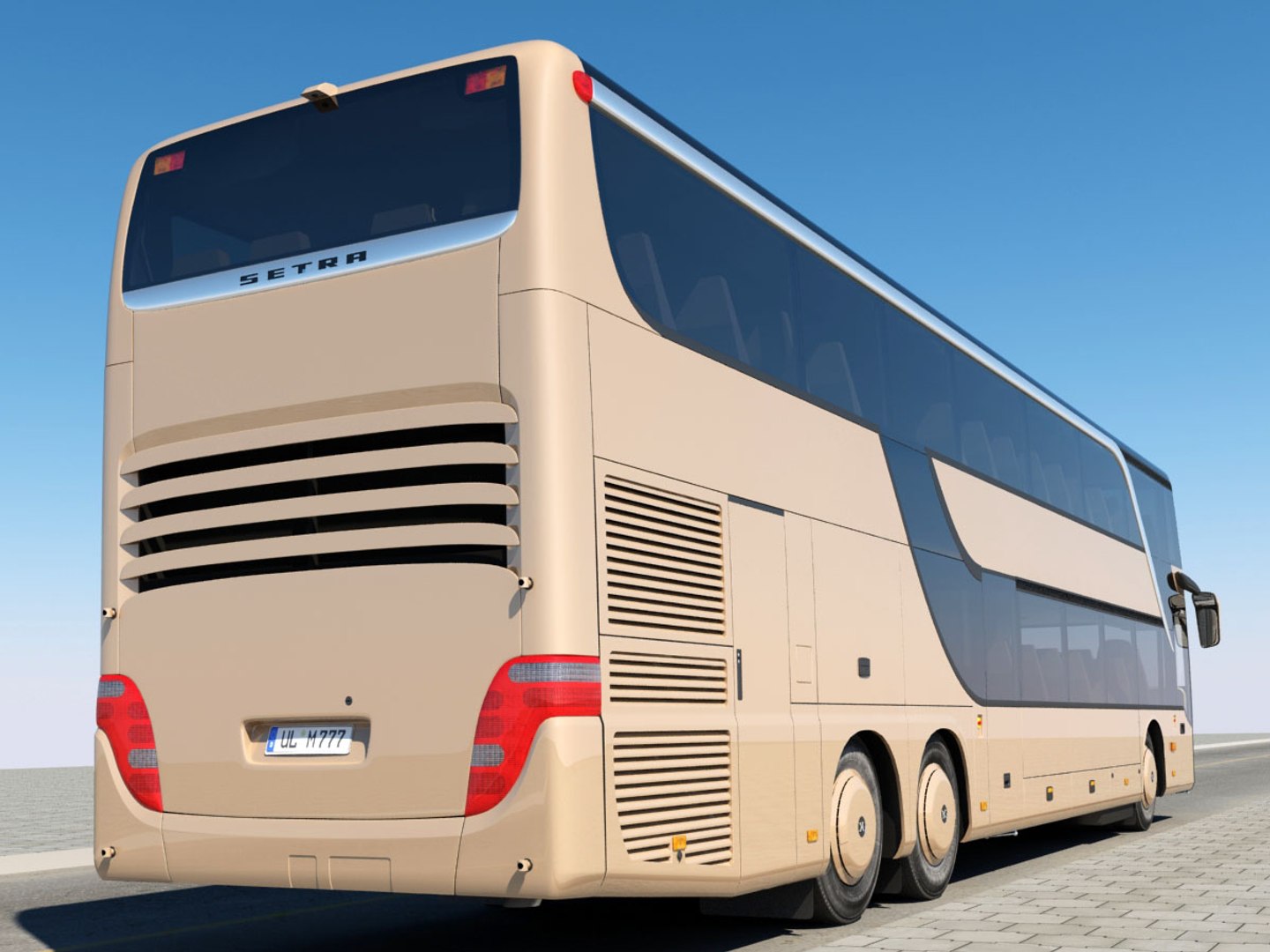 Setra S 431 3d C4d