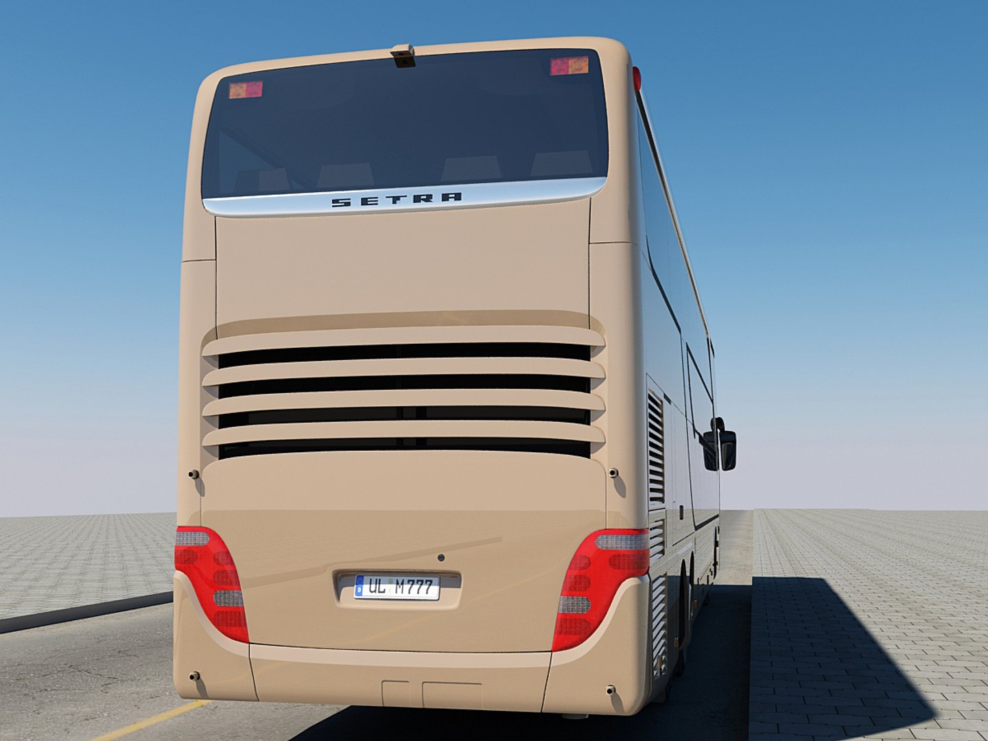 Setra S 431 3d C4d