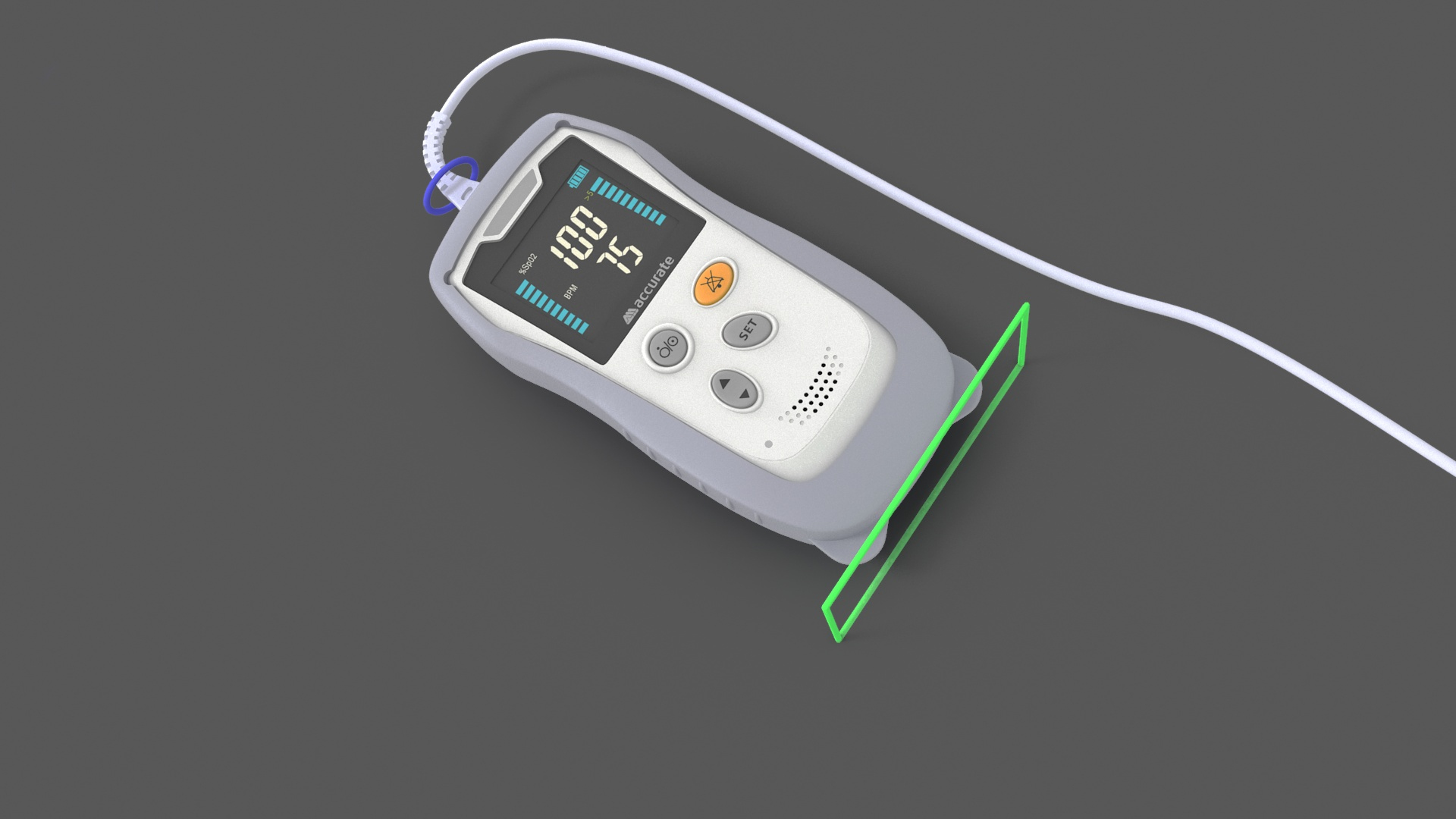 3D Digital Handheld Pulse Oximeter Rigged - TurboSquid 2202997