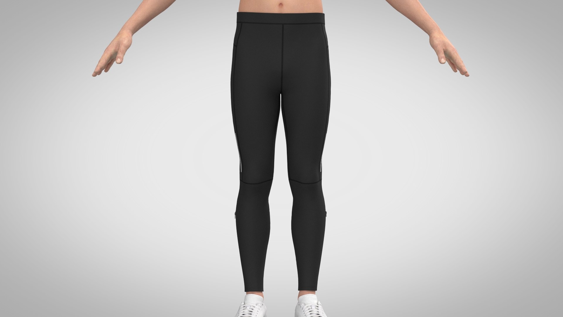 Men Long Tights 3D Model - TurboSquid 2068363