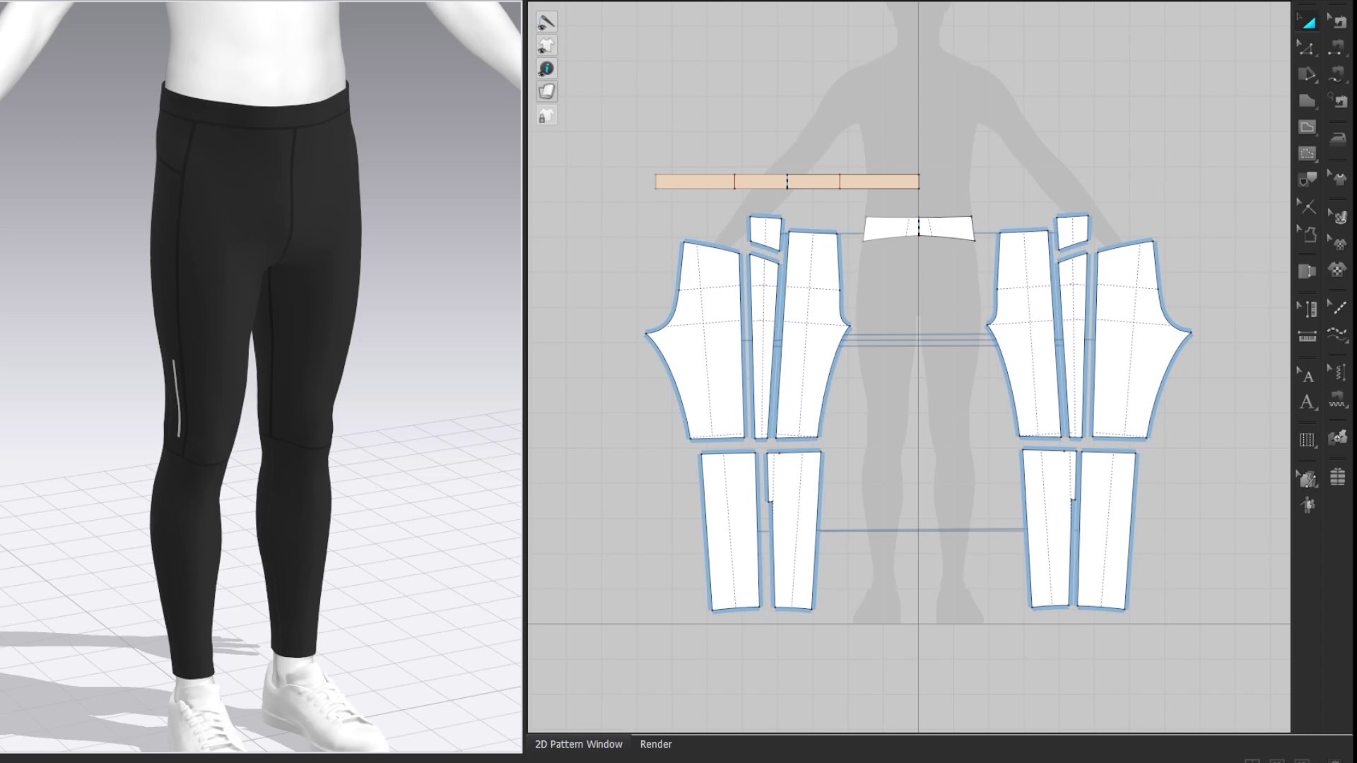 Men Long Tights 3D Model - TurboSquid 2068363