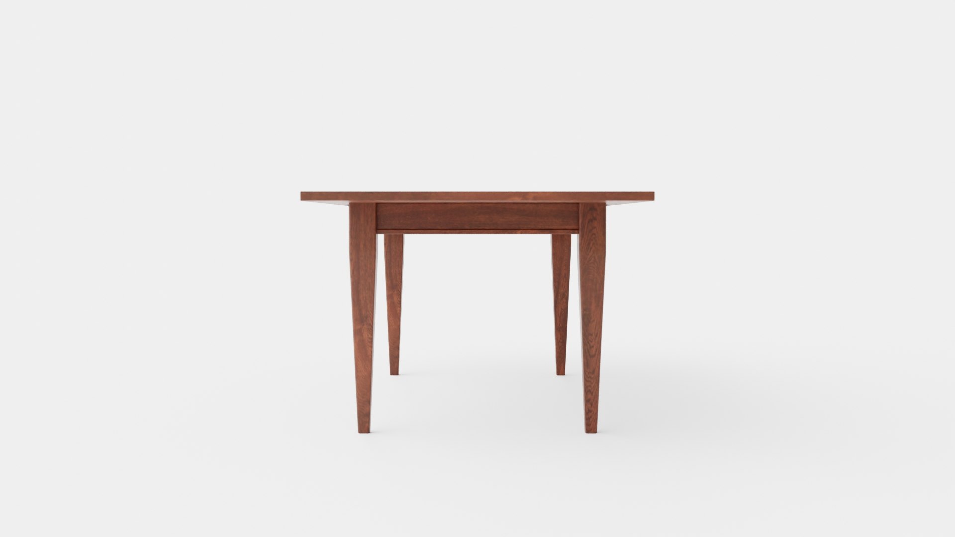 Eton Dining Table Rich Brown Oak Model - TurboSquid 2264248