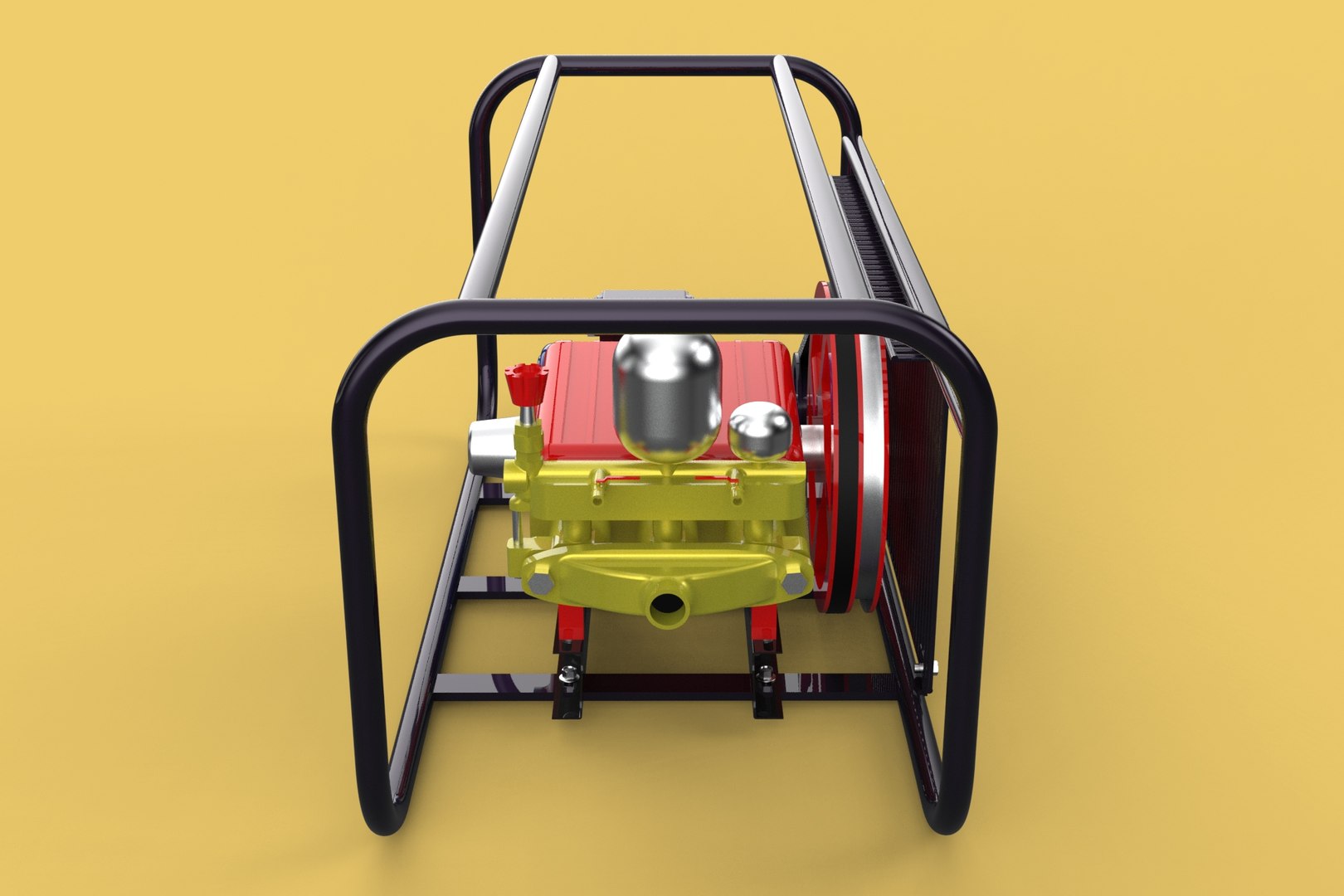 ELECTRIC PLUNGER PUMP MOTOR SPRAYER PRESSURE WATER JET CAR WASH 3D ...