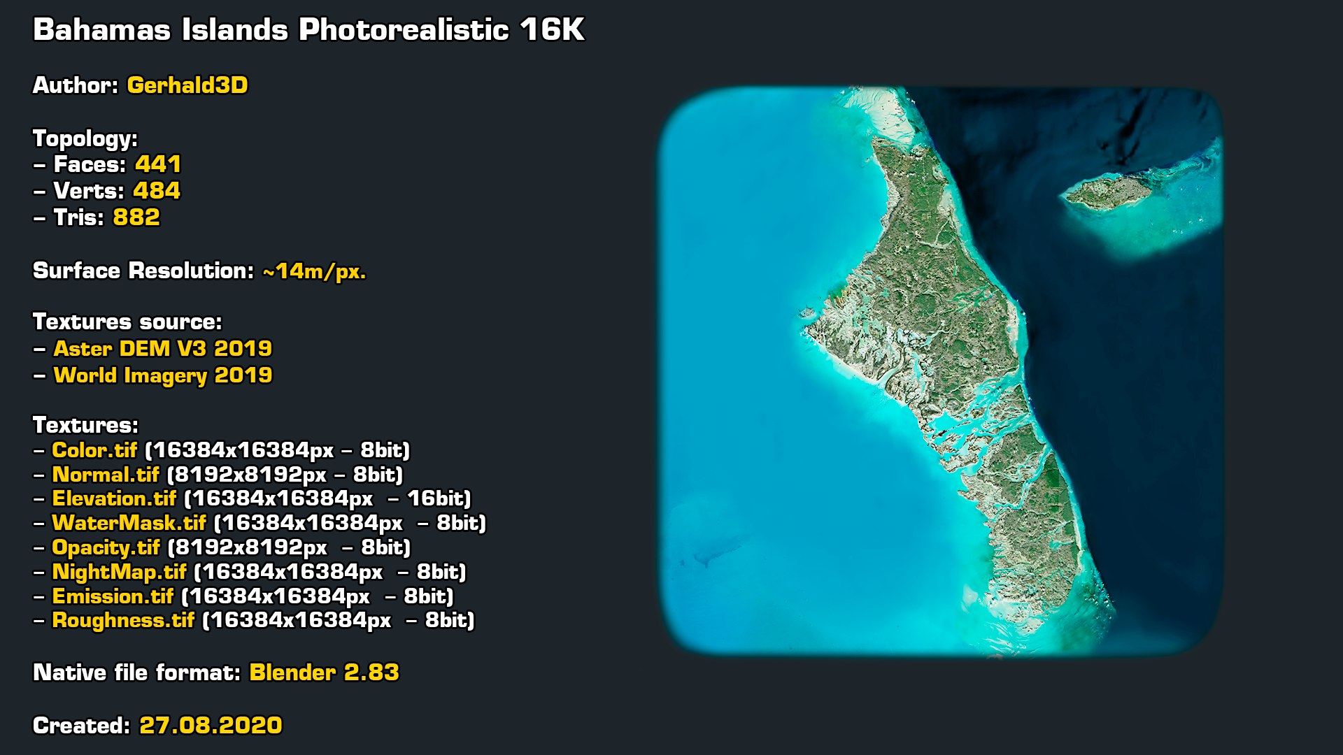 3D Bahamas Islands Photorealistic 16k - TurboSquid 1612480