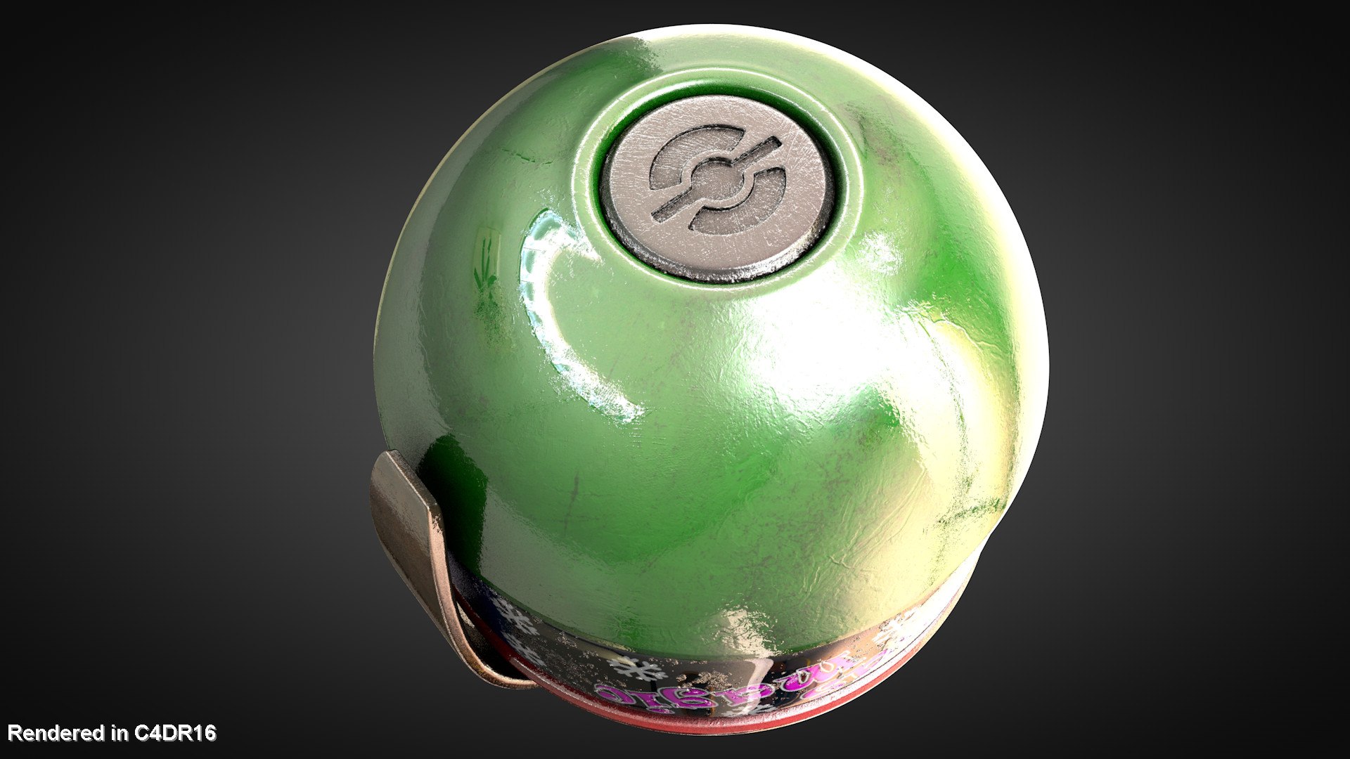 3D Christmas X-mas Grenade - TurboSquid 1829836
