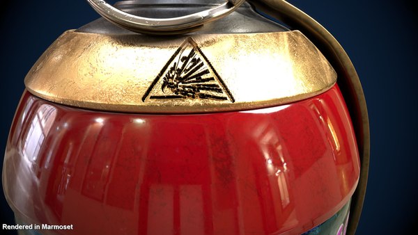 3D Christmas X-mas Grenade - TurboSquid 1829836