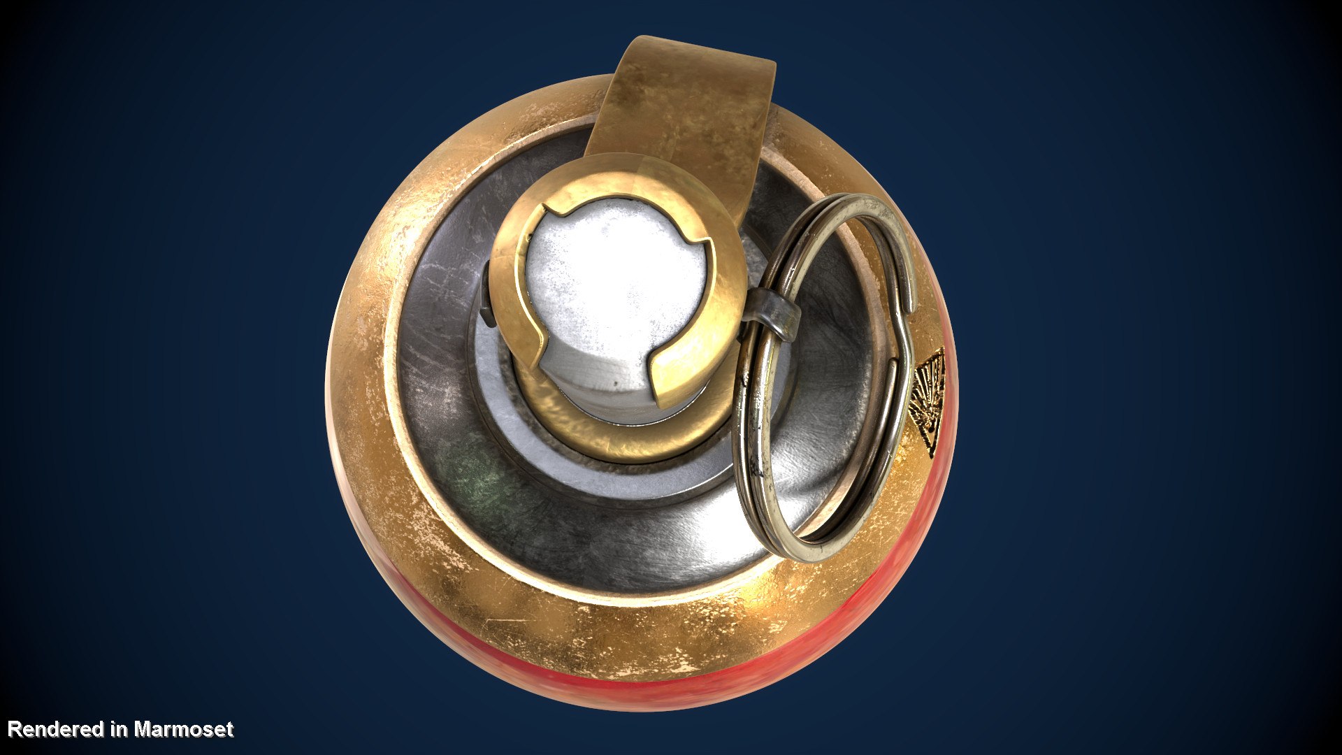 3D Christmas X-mas Grenade - TurboSquid 1829836