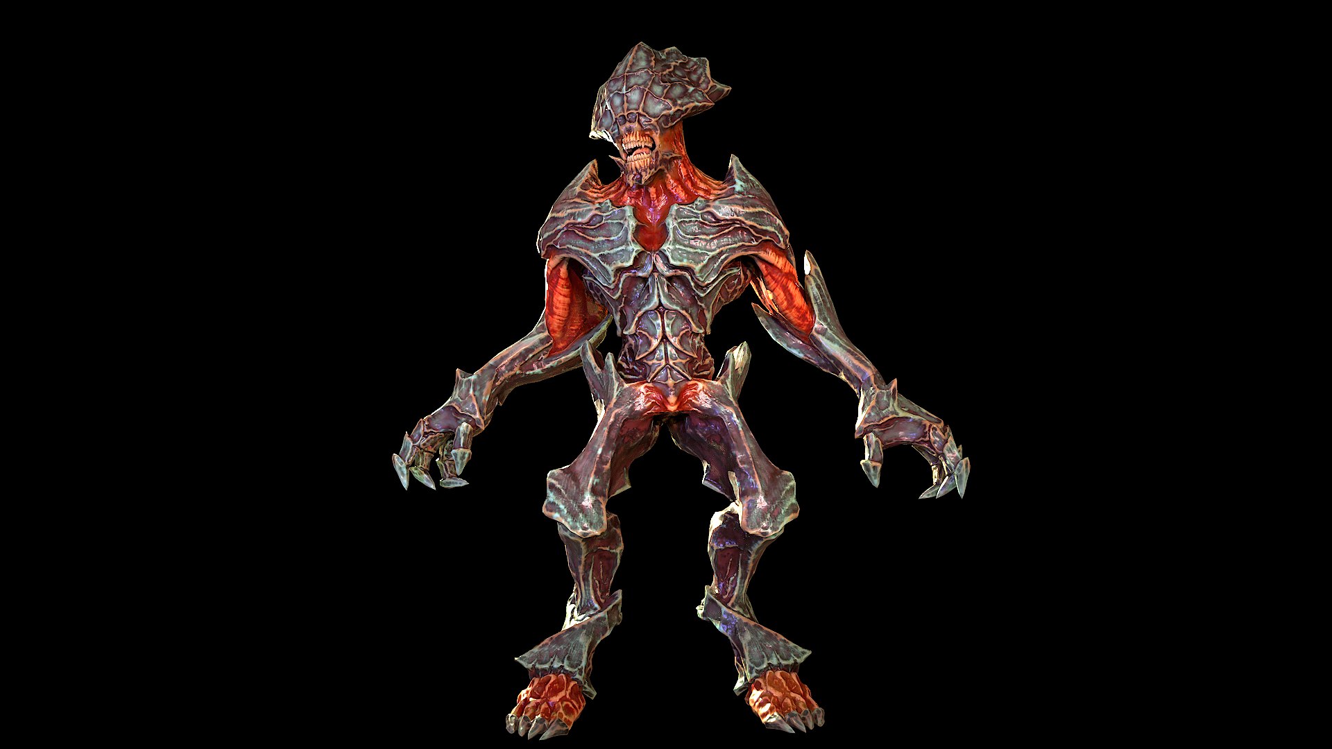 Spiked Monster 3D Model - TurboSquid 1744985