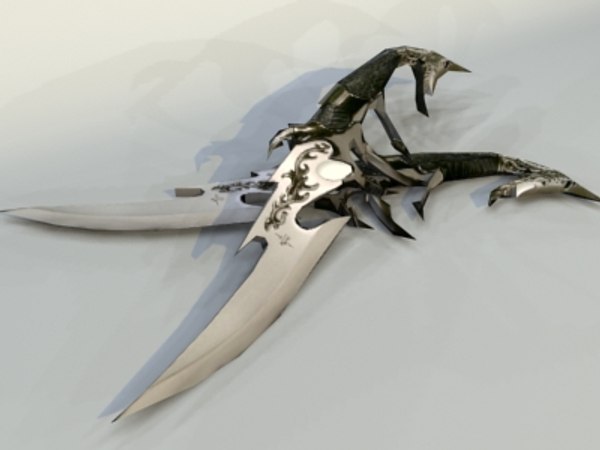 dagger pc ps2 3d model