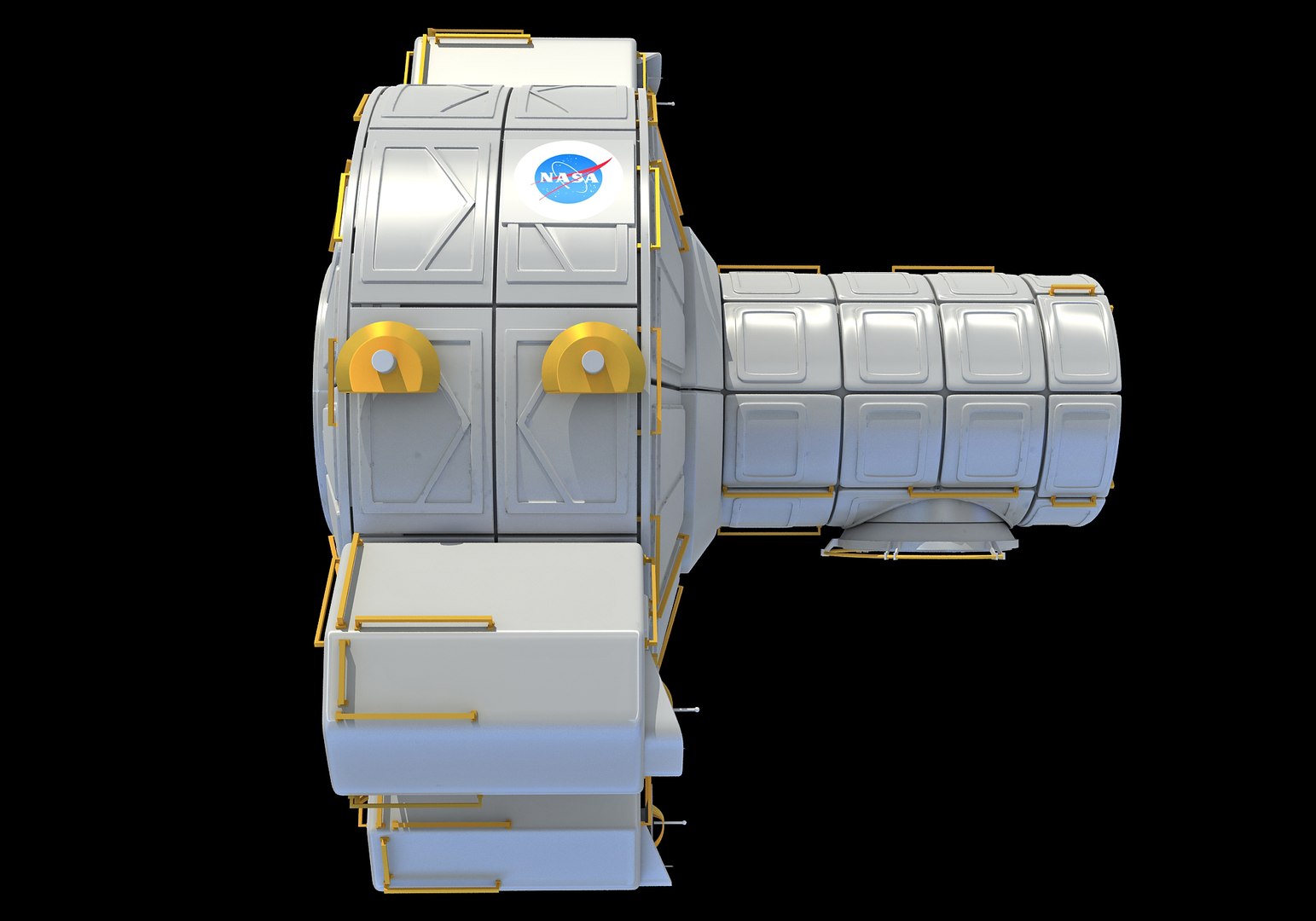 Quest Joint Airlock Module 3D Model - TurboSquid 1403485