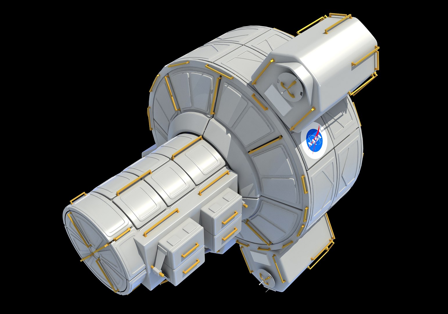 Quest Joint Airlock Module 3D Model - TurboSquid 1403485