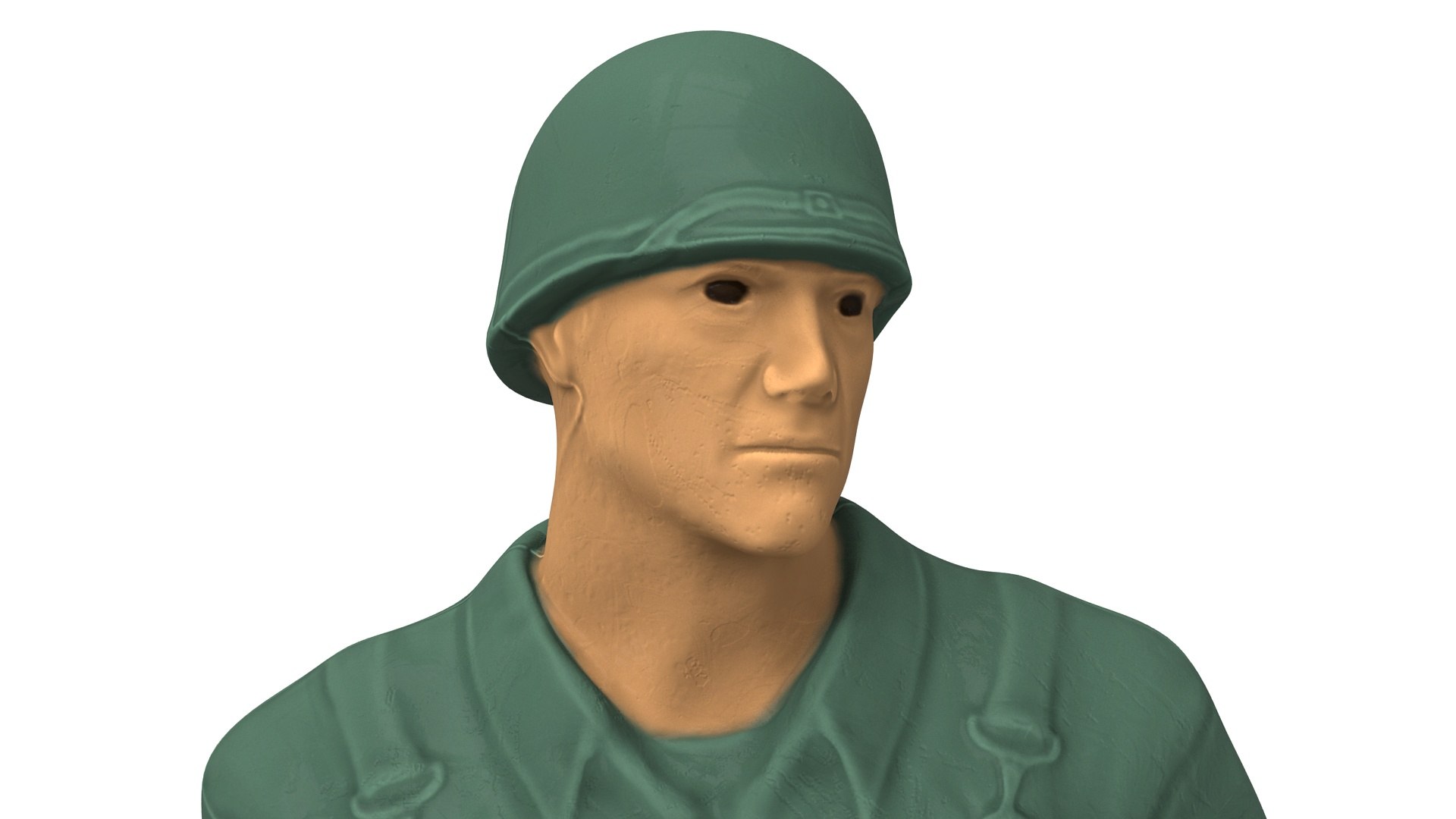 Miniature Toy Soldier With Machine Gun Model - TurboSquid 2197342