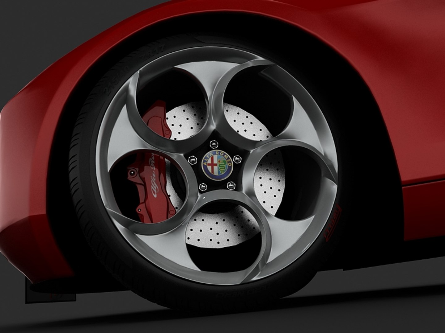 alfa romeo 2uettottanta 3d model