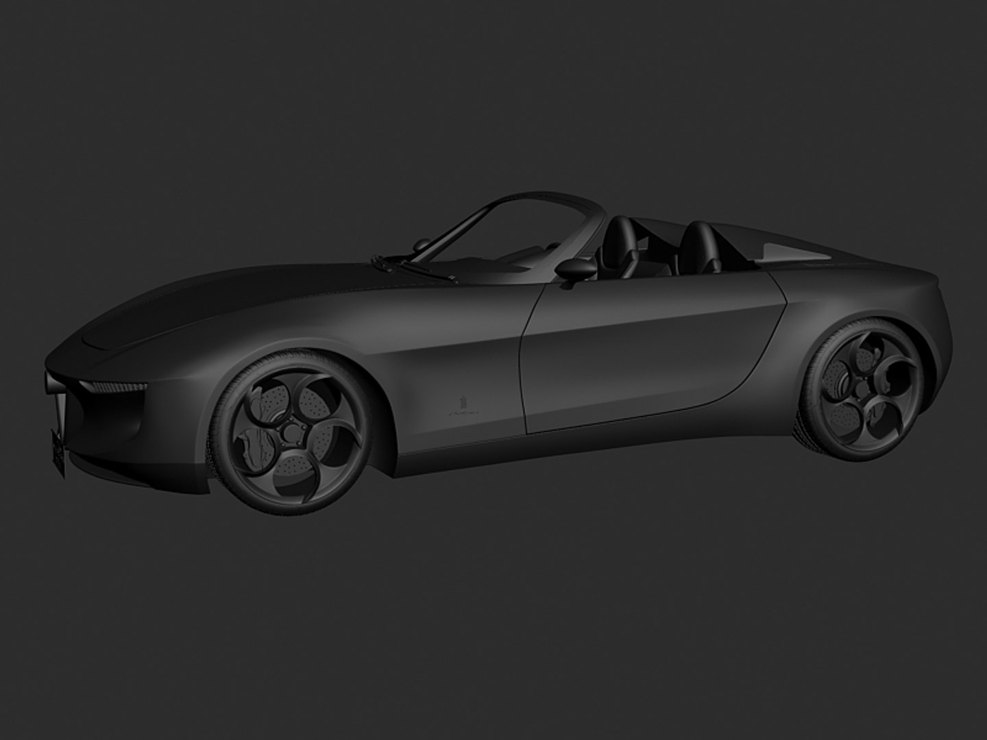 alfa romeo 2uettottanta 3d model