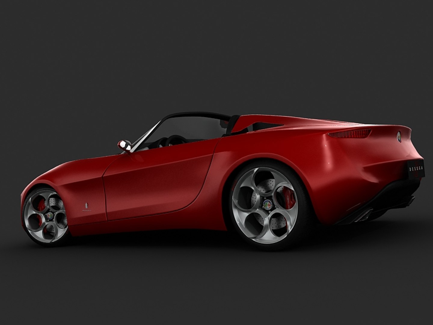 alfa romeo 2uettottanta 3d model