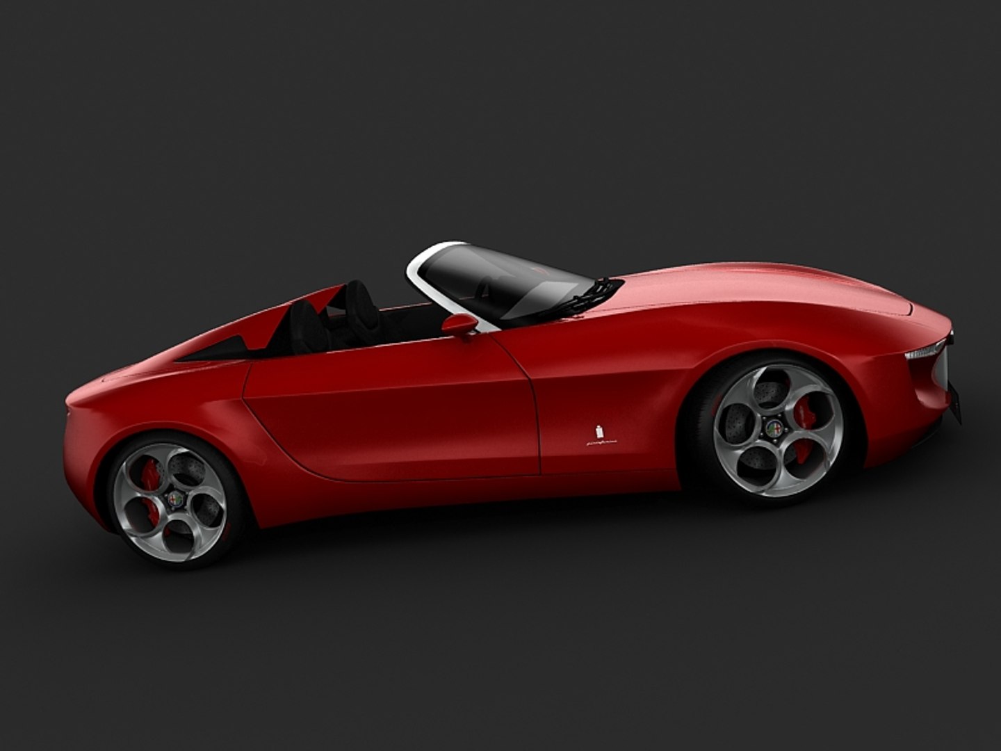 alfa romeo 2uettottanta 3d model
