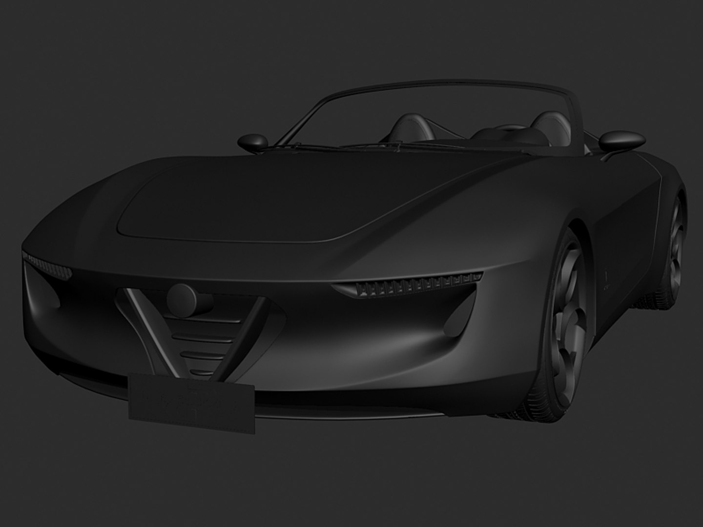 alfa romeo 2uettottanta 3d model