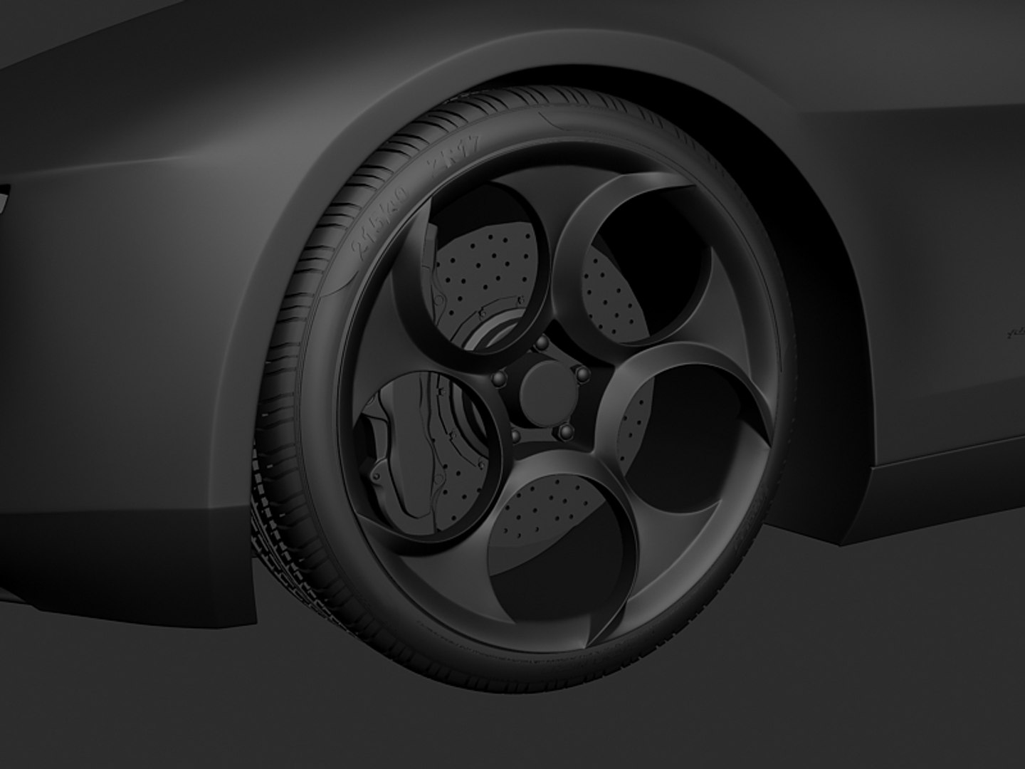 alfa romeo 2uettottanta 3d model