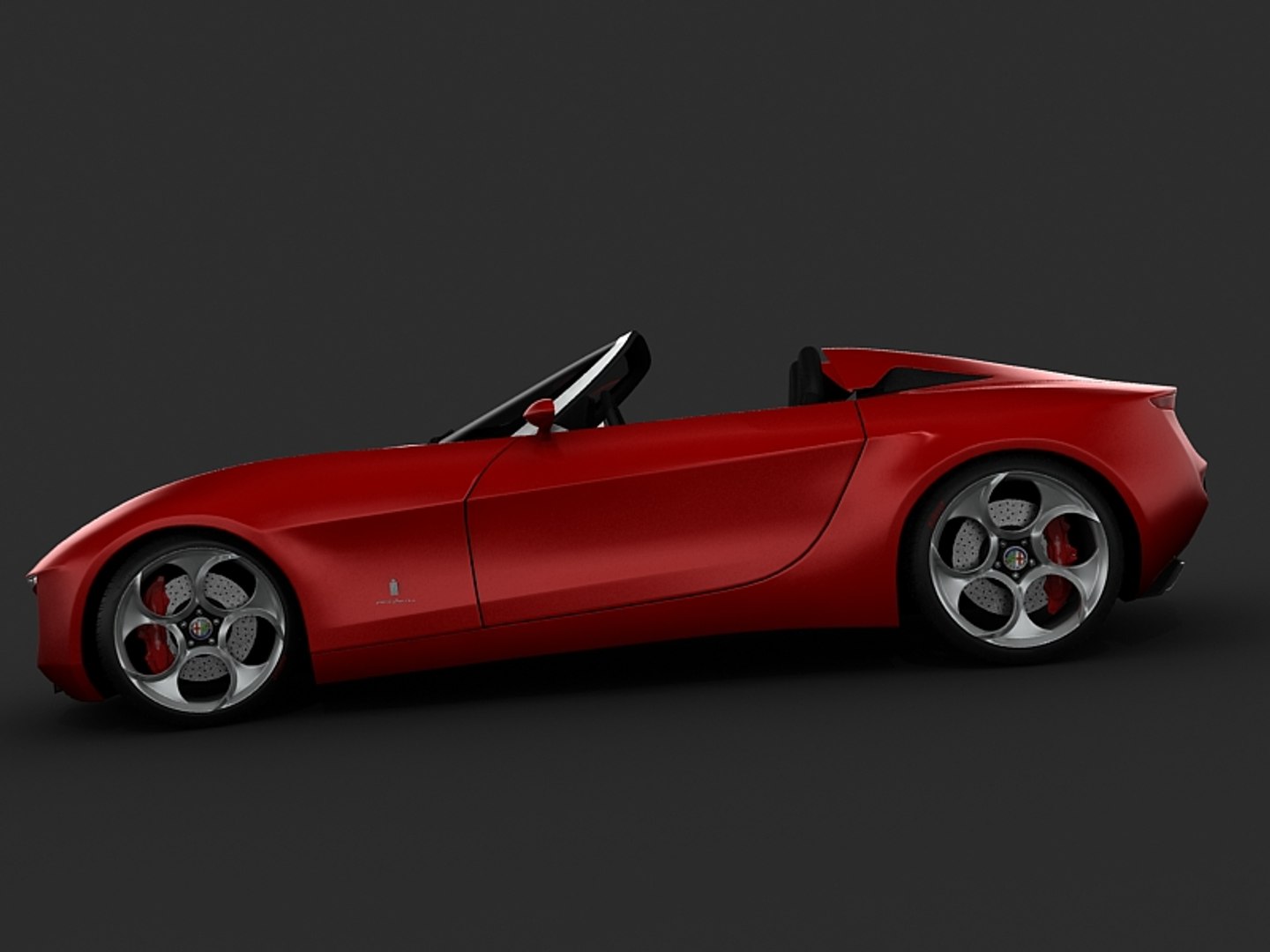 alfa romeo 2uettottanta 3d model