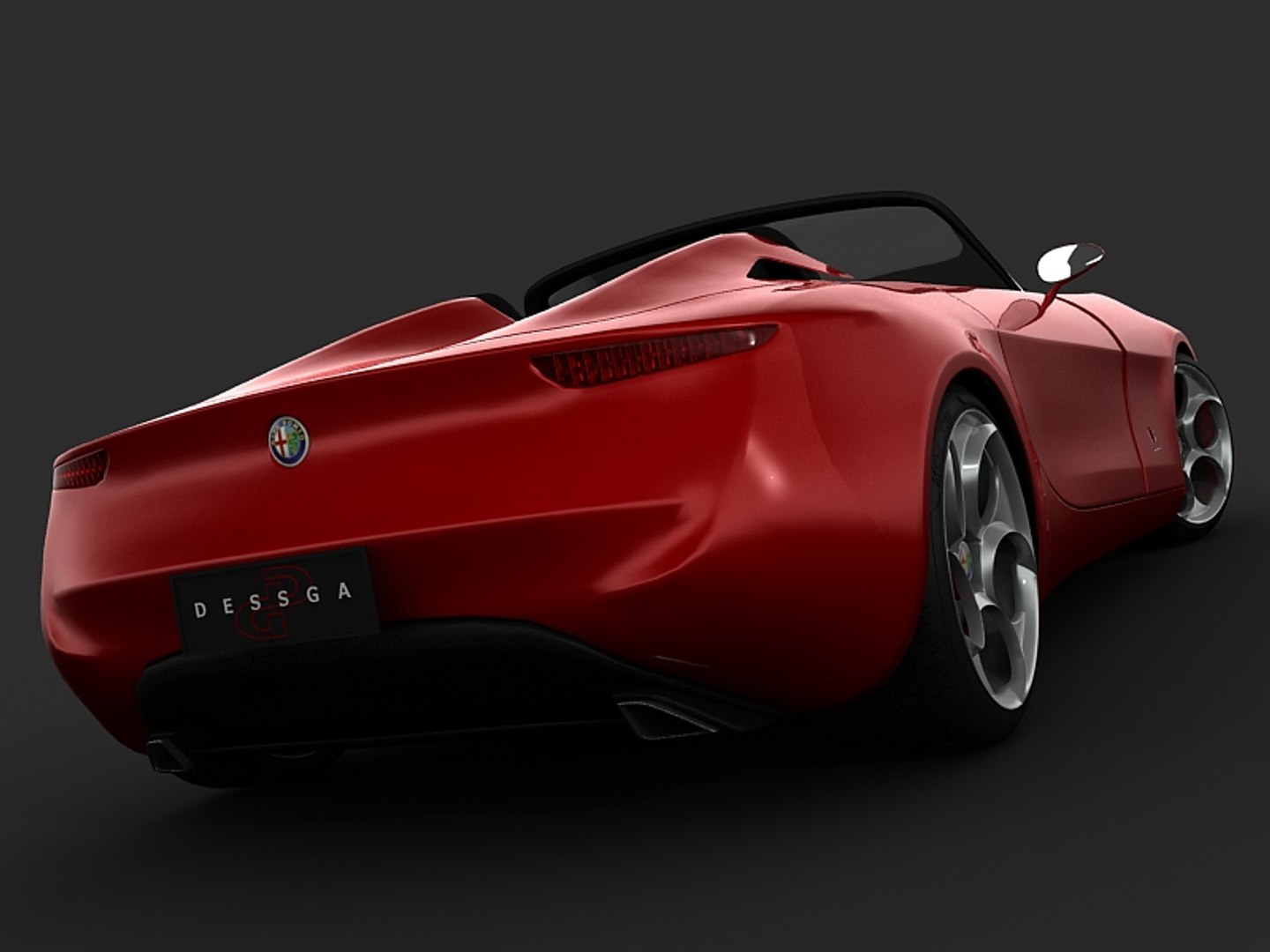 alfa romeo 2uettottanta 3d model