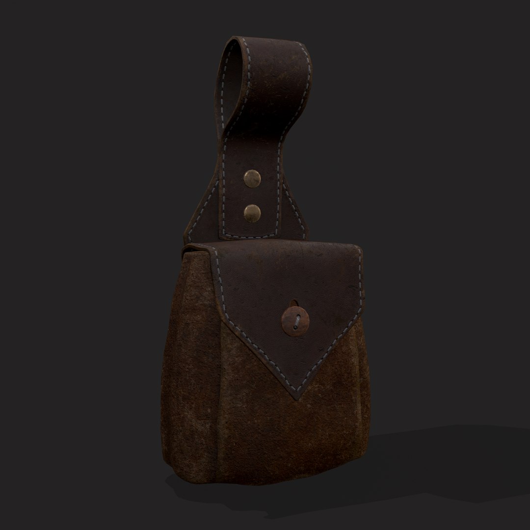 Hanging Side Pouch 3D - TurboSquid 1872688
