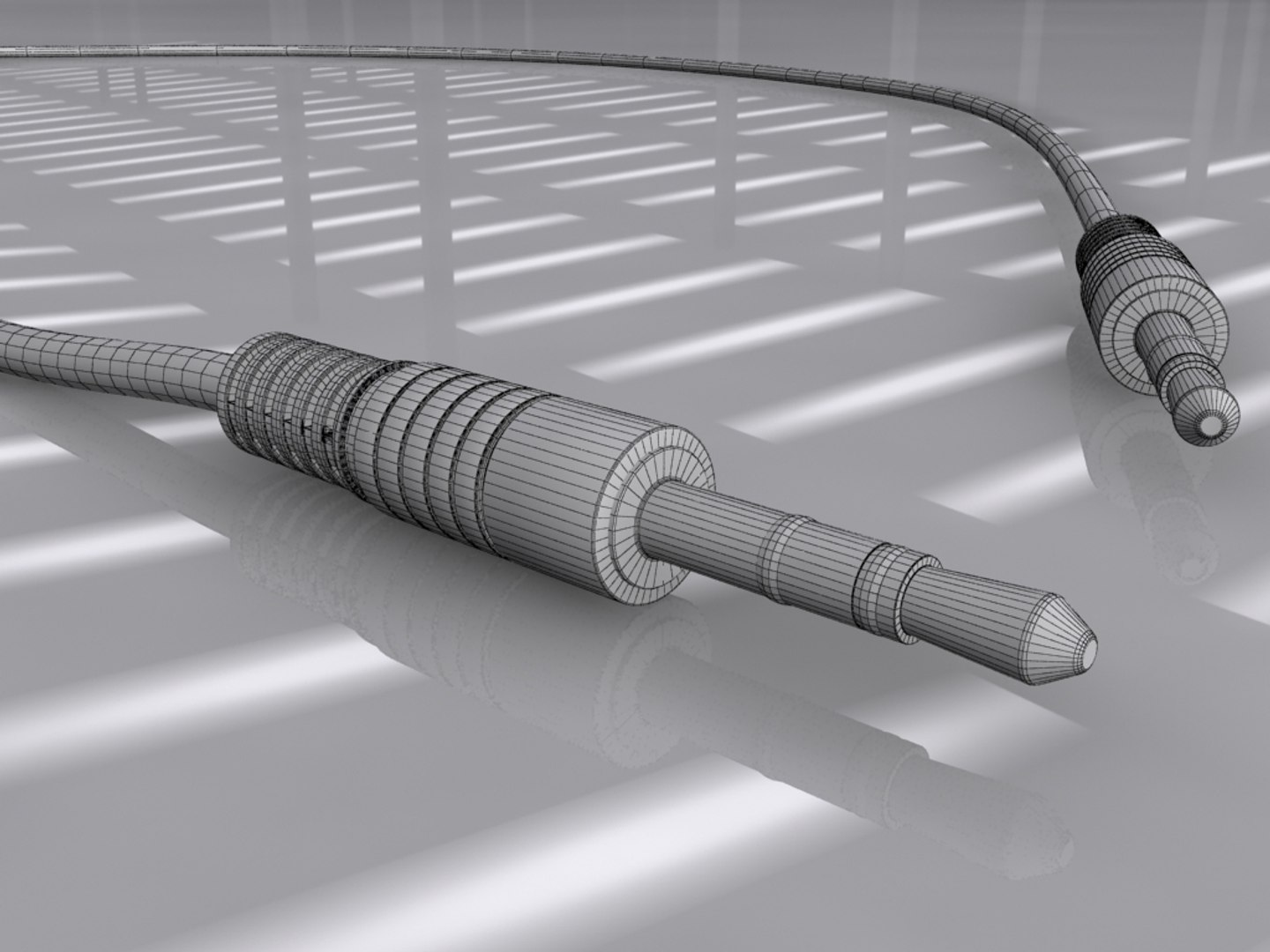 3d Model Of Video Cable