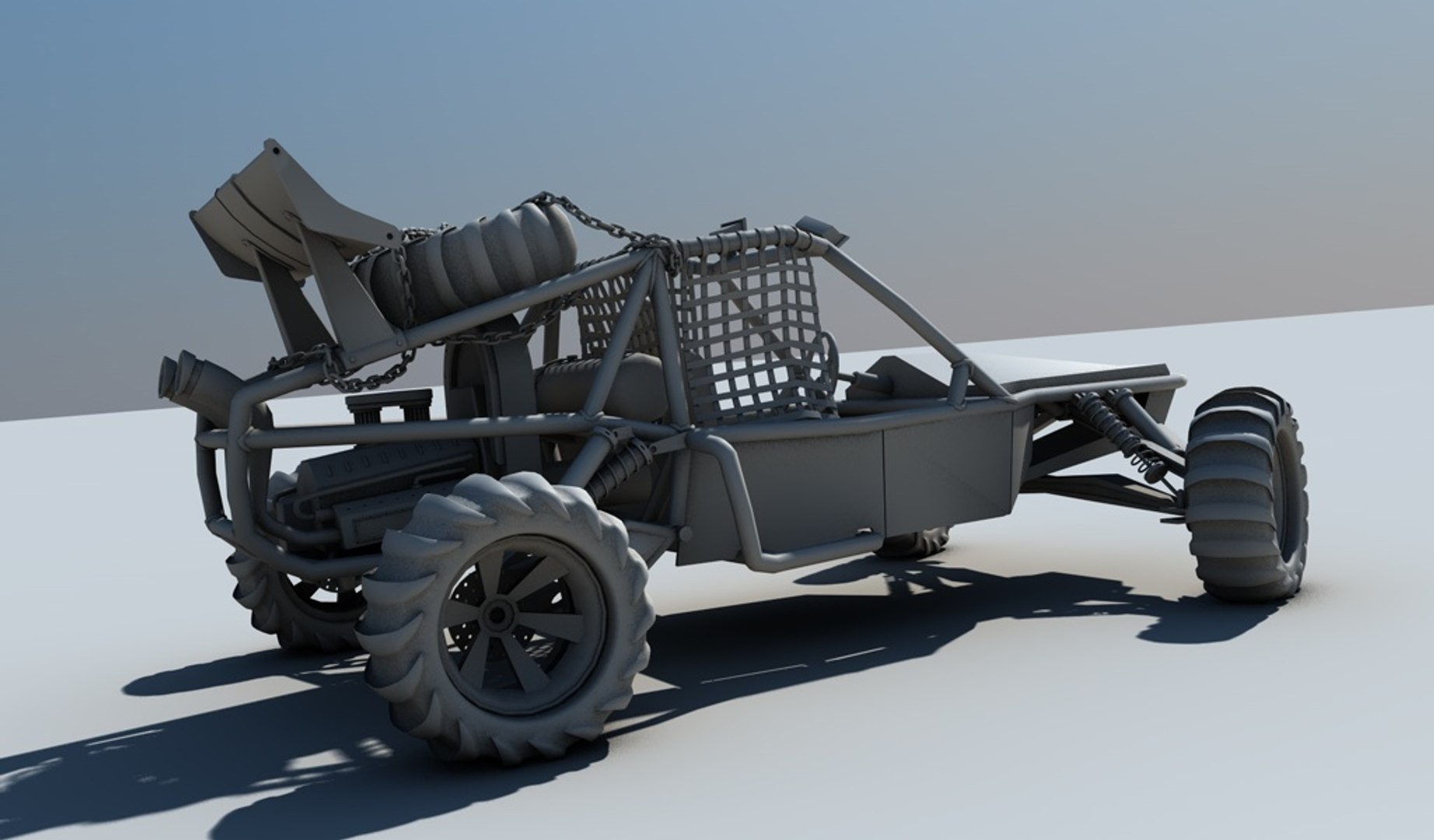 3d Motor Storm Buggy Model
