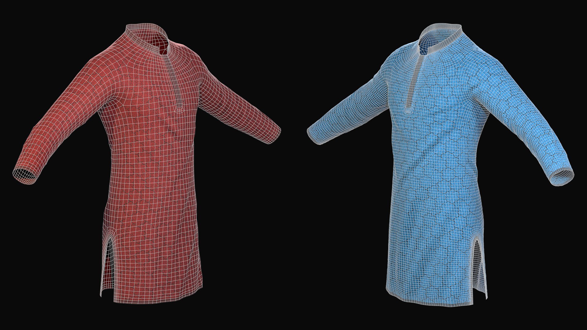 3D Punjabi A Traditional Cloth For Men - TurboSquid 2120424
