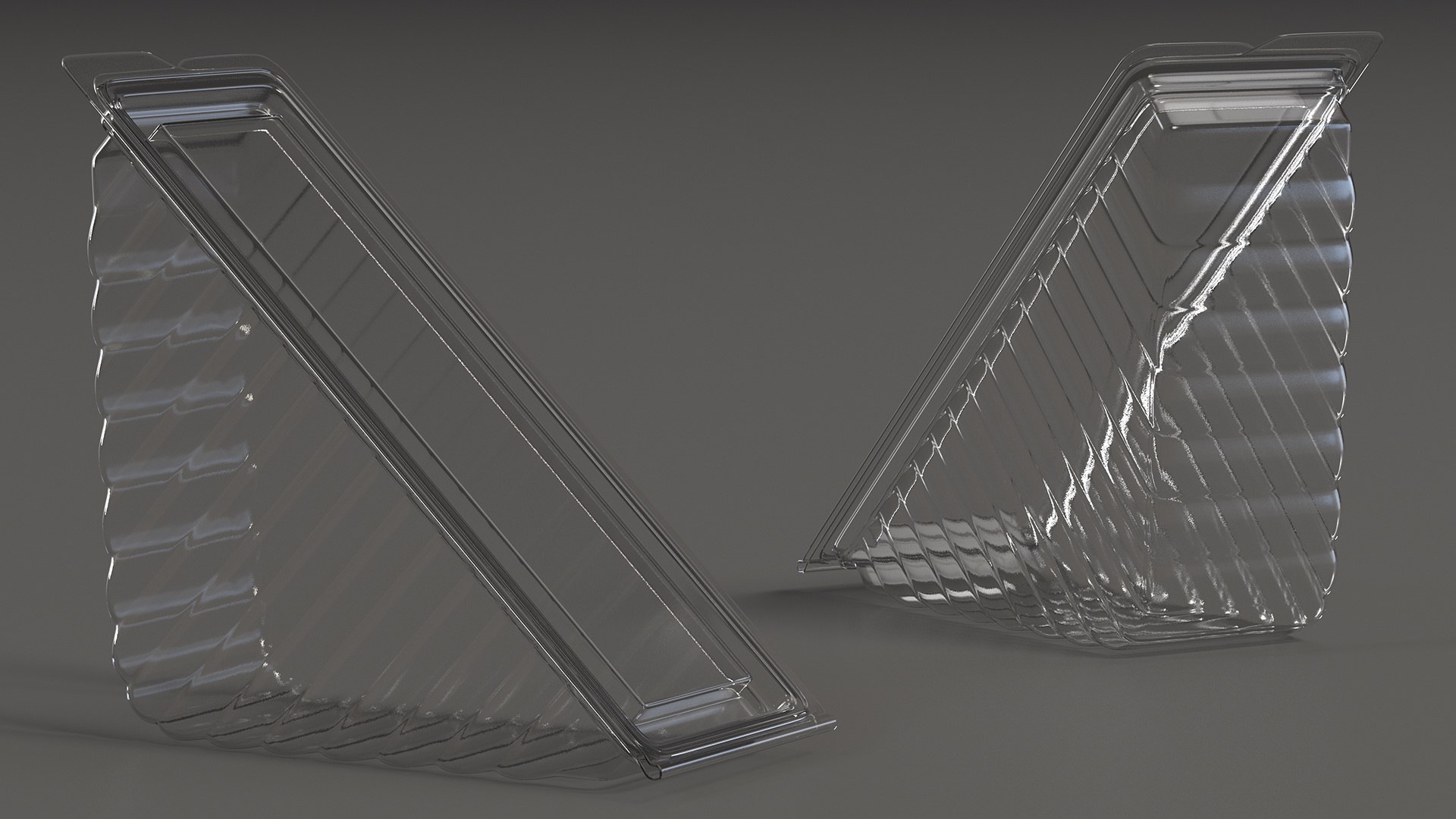 3D Triangle Sandwich Container model - TurboSquid 1987268