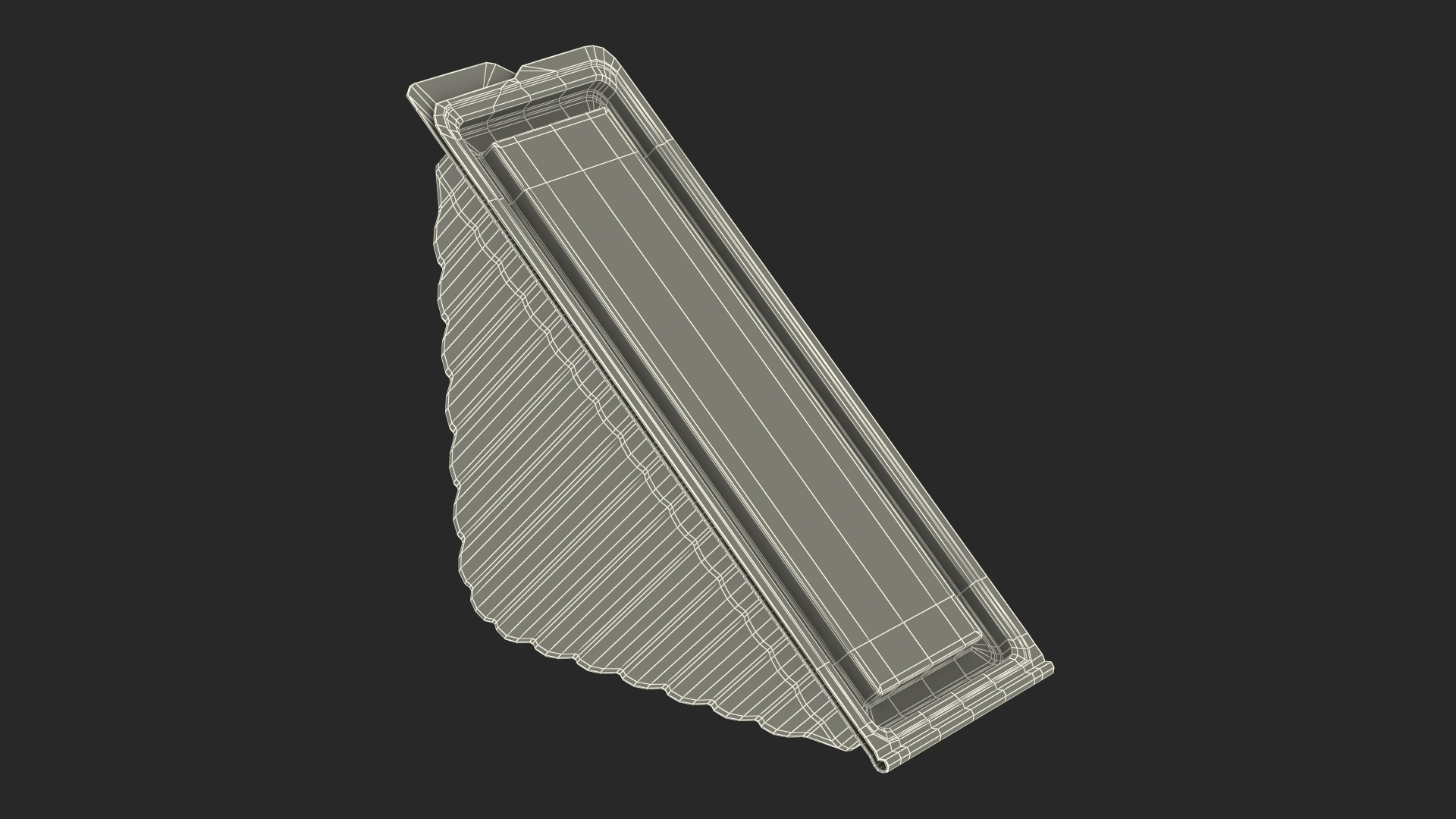 3D Triangle Sandwich Container Model - TurboSquid 1987268