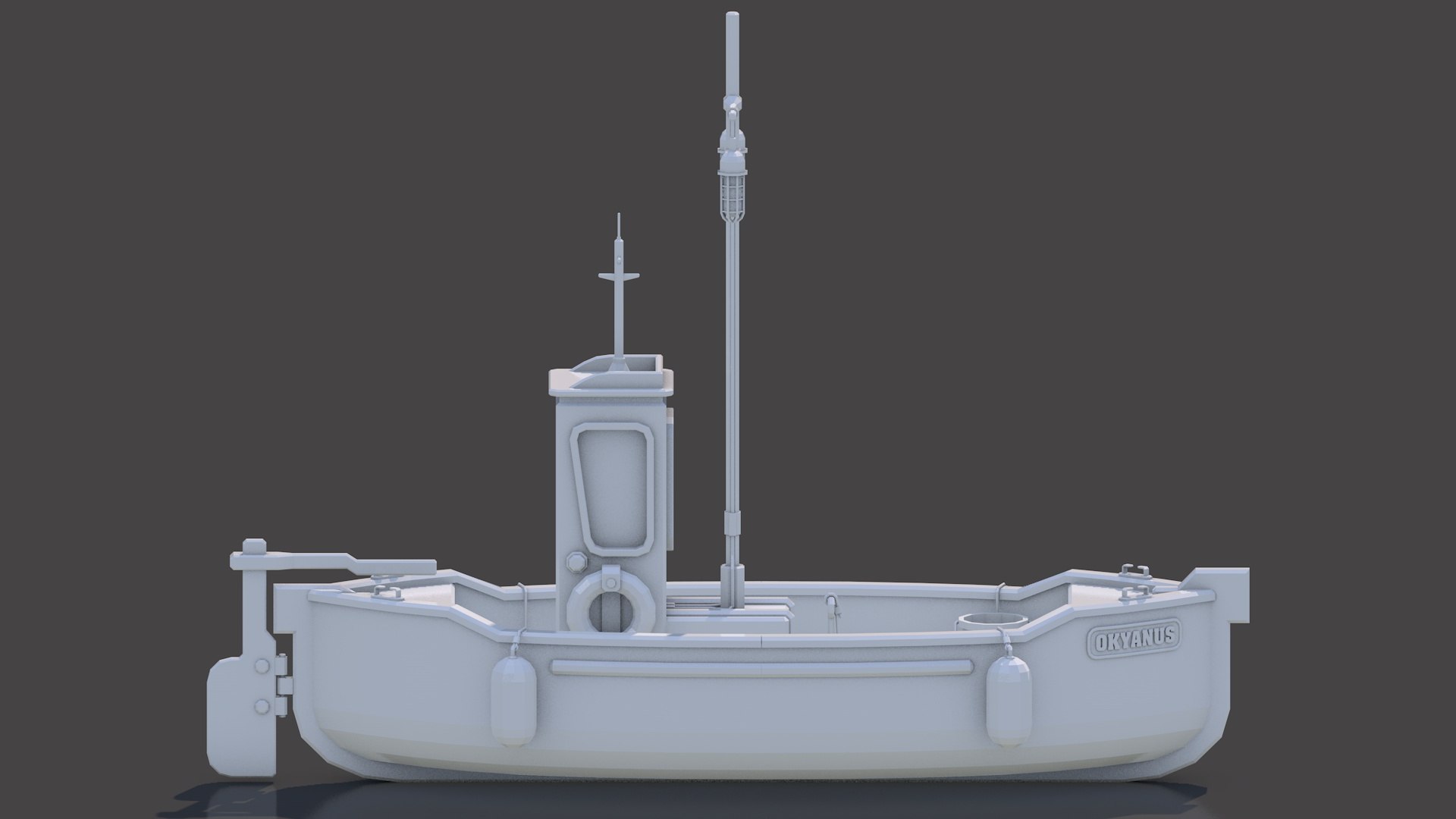 3D Fisher Boat Model - TurboSquid 2142687
