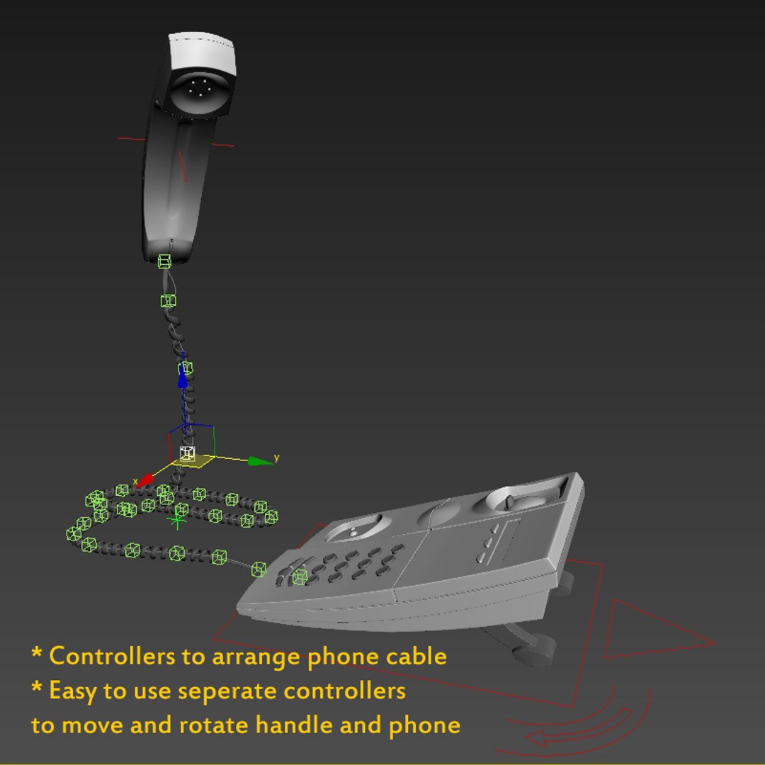 3D office phone - TurboSquid 1170862