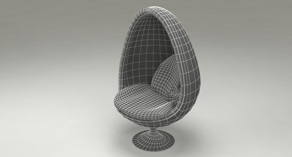 3d egg chair