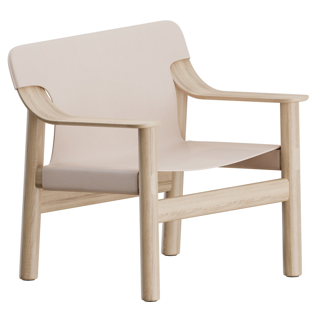 3D Model Bernard Lounge Chair By Hay - TurboSquid 1856124