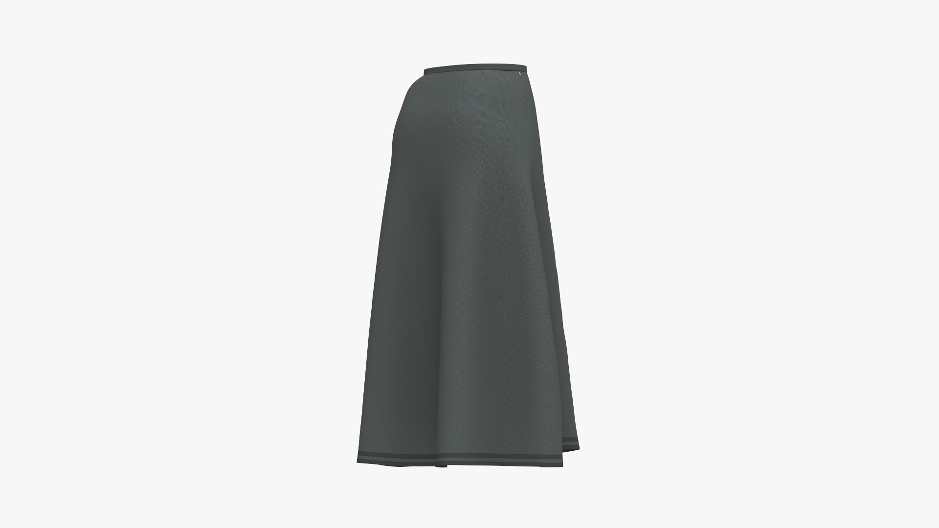 3D Long Dress Model - TurboSquid 1785608