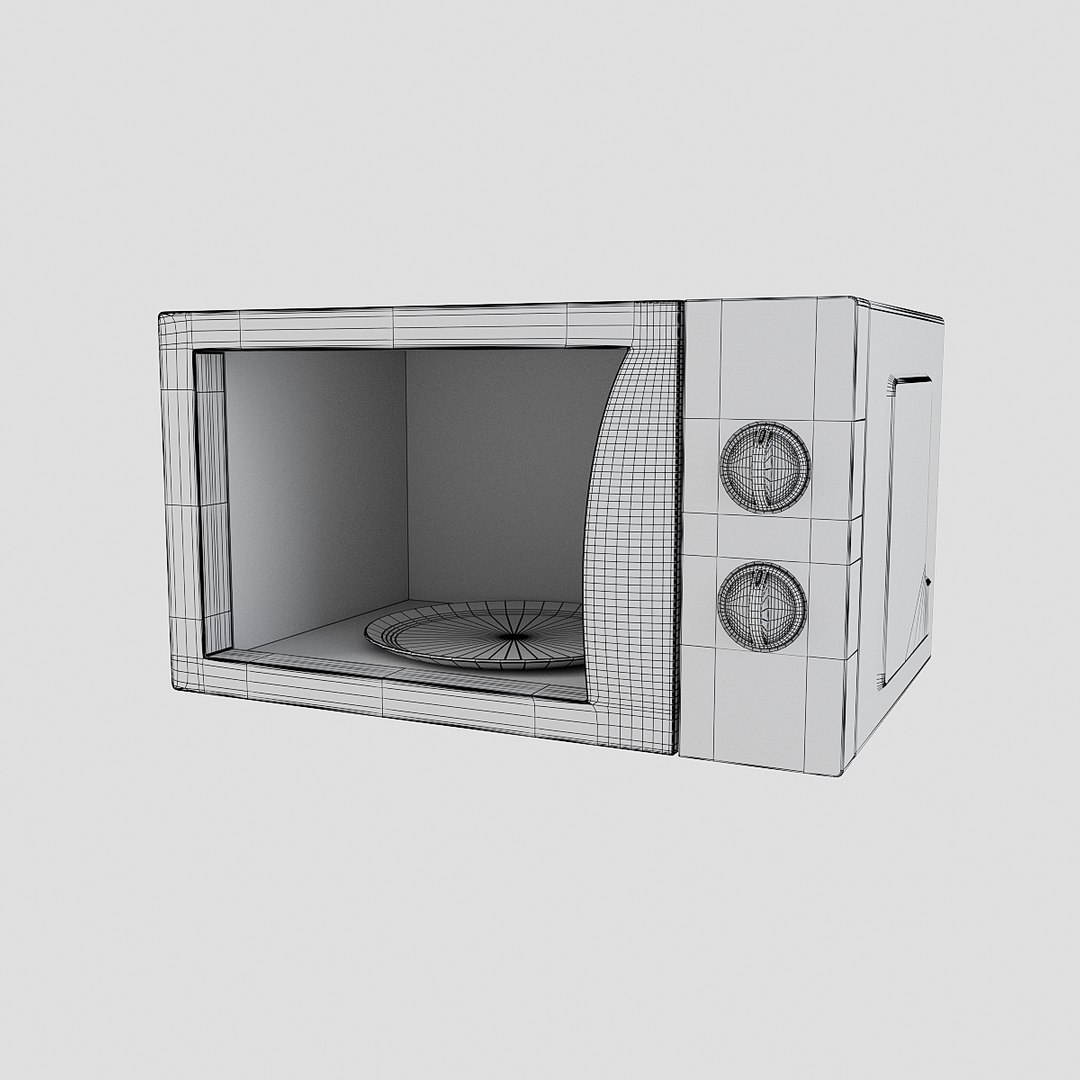 Microwave Oven 3D Model - TurboSquid 1169766