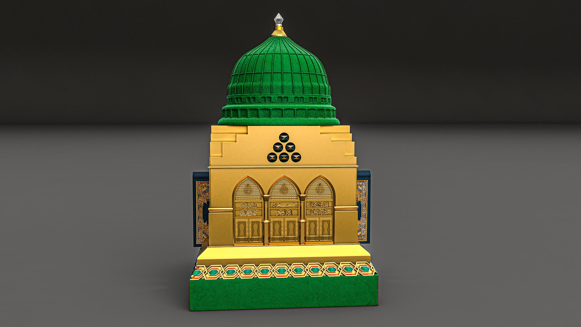 The Prophet Mosque 3D Model - TurboSquid 2116755