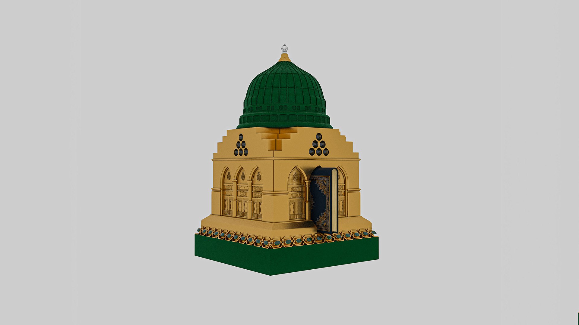 The Prophet Mosque 3D Model - TurboSquid 2116755
