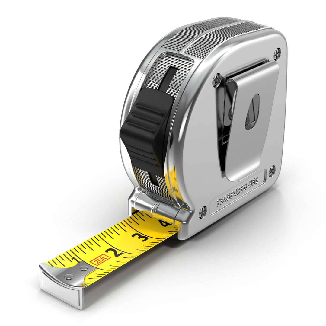 3d model tape measure stanley powerlock
